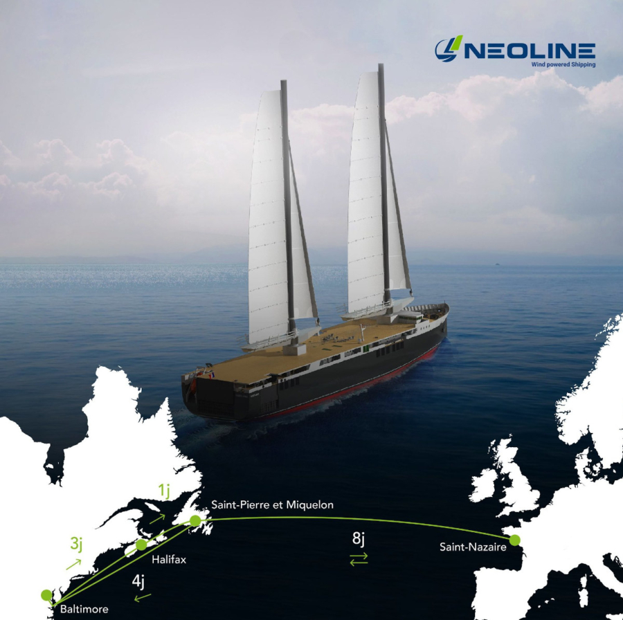 Sail-powered cargo ship: Neoline leads maritime decarbonisation effort - Business Solutions ...