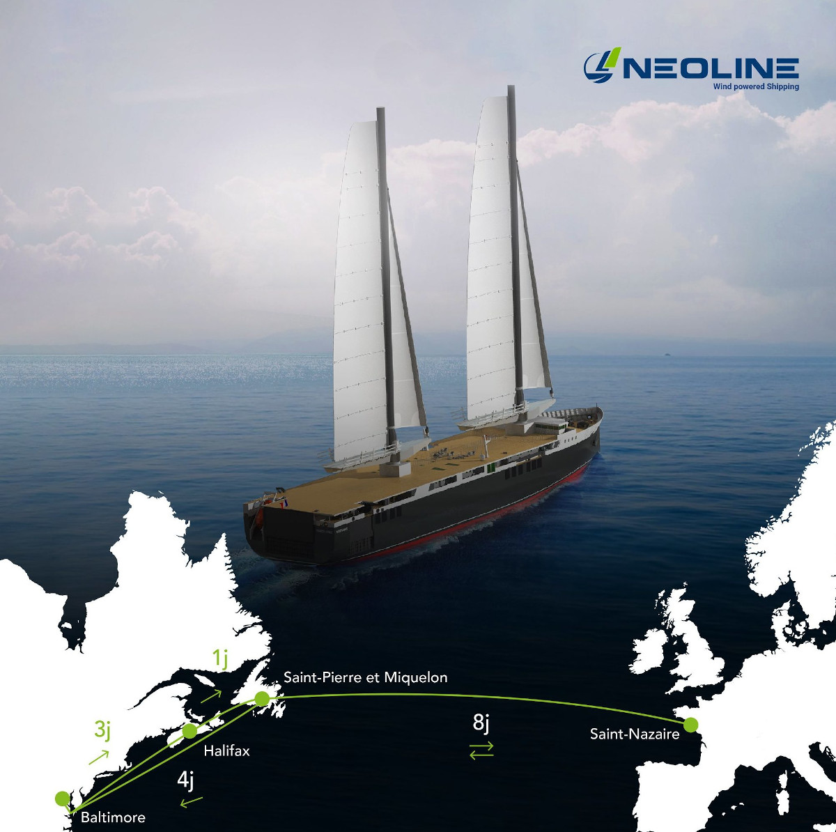 Sail-powered cargo ship: Neoline leads maritime decarbonisation effort - Business Solutions ...