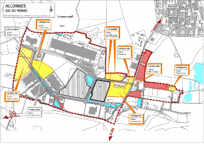 Land for sale at ALLONNES - Business solutions Atlantic France